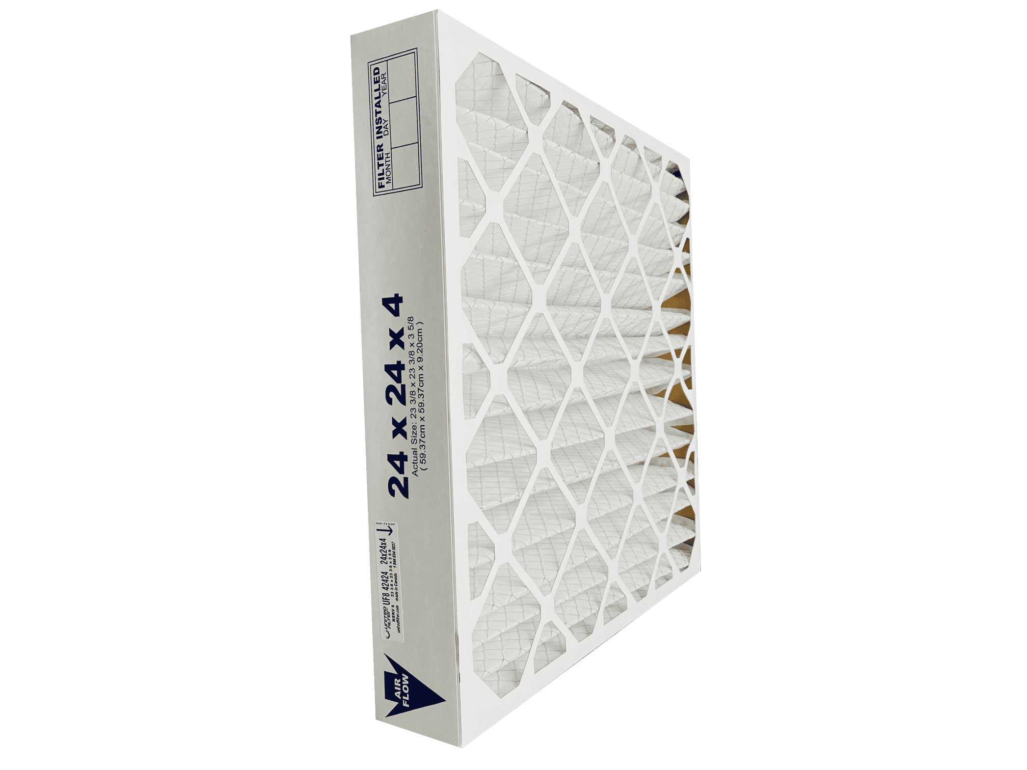 Shop 24x24x4 MERV 8 Pleated Furnace Filter Online - United Filter