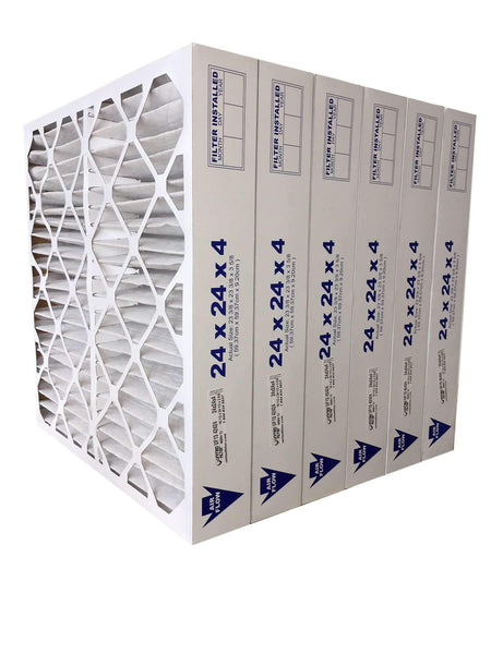 Order 24x24x4 MERV 13 Pleated Furnace Filter Online - United Filter